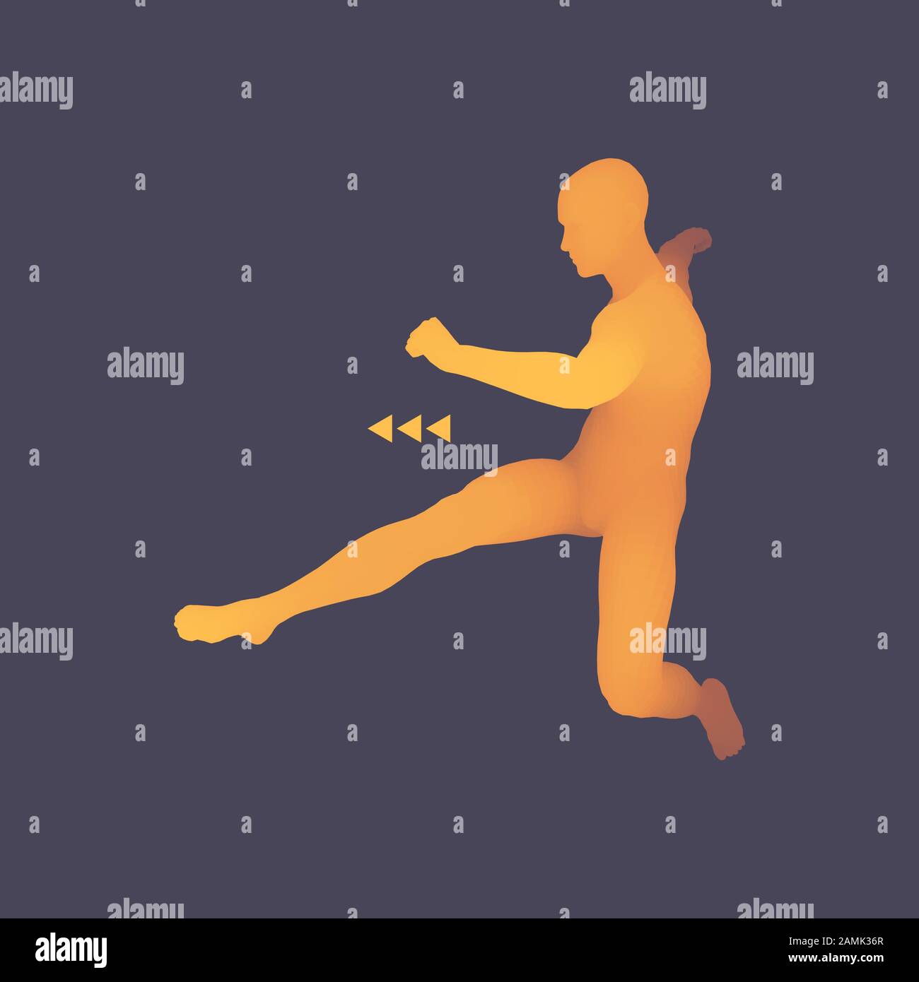 Attack motion Stock Vector Images - Alamy