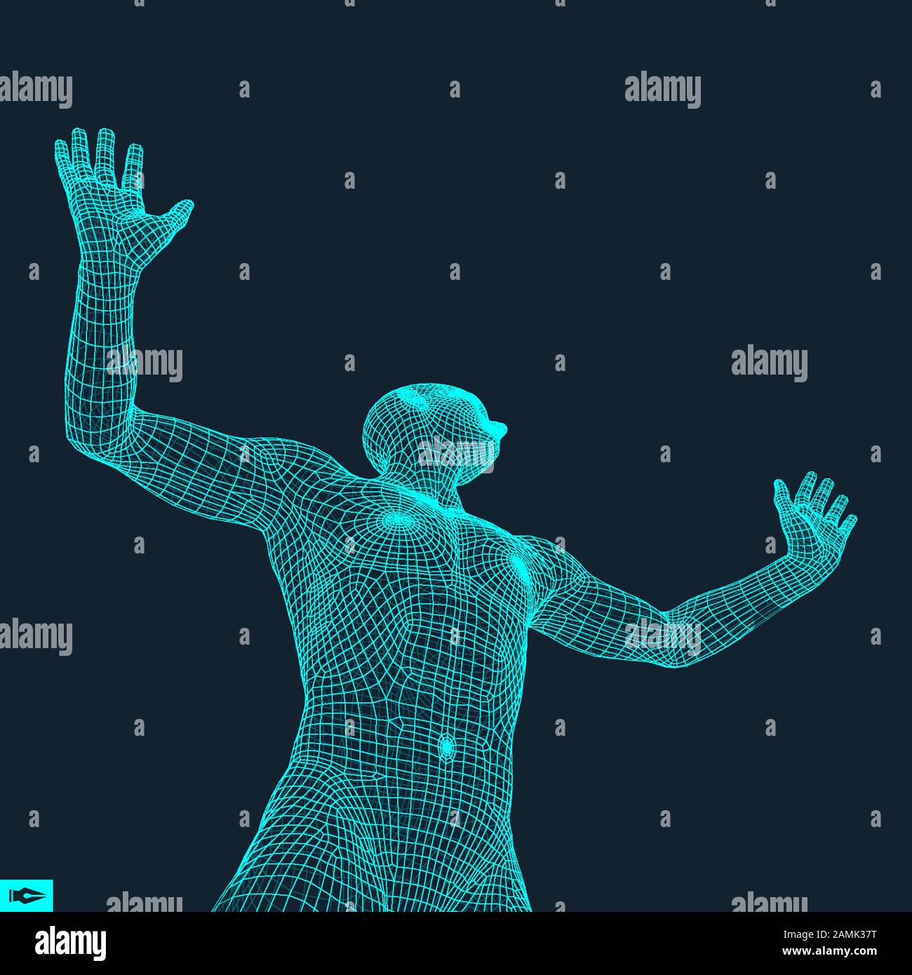 Concept stop technology Stock Vector Images - Alamy
