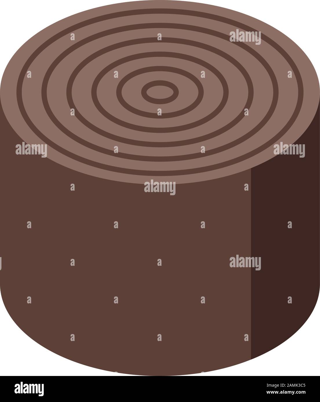 Round stump icon, isometric style Stock Vector Image & Art - Alamy