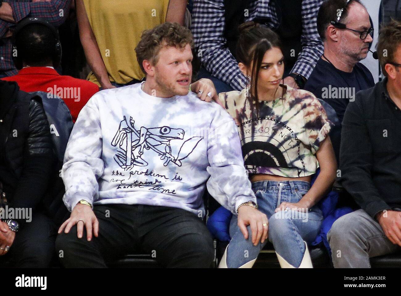 Emily ratajkowski lakers hi-res stock photography and images - Alamy