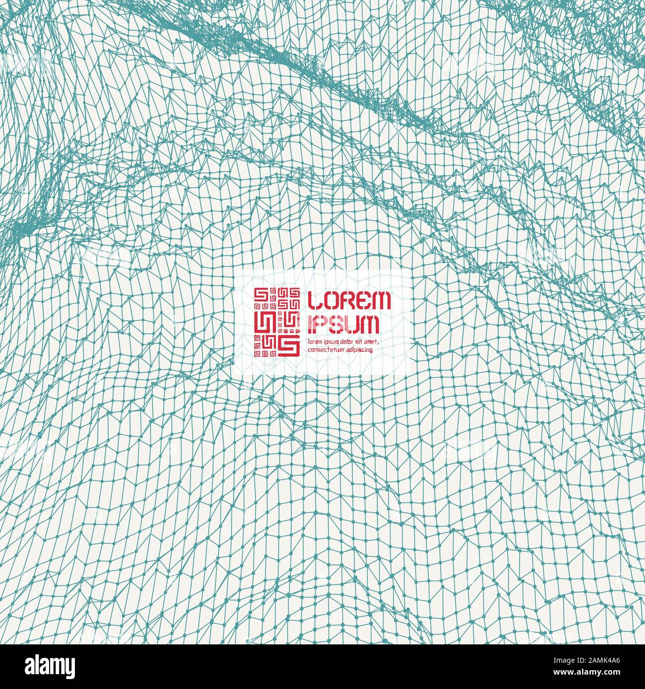 Lattice Structure. Science or Technology Background. Graphic Design. 3D ...