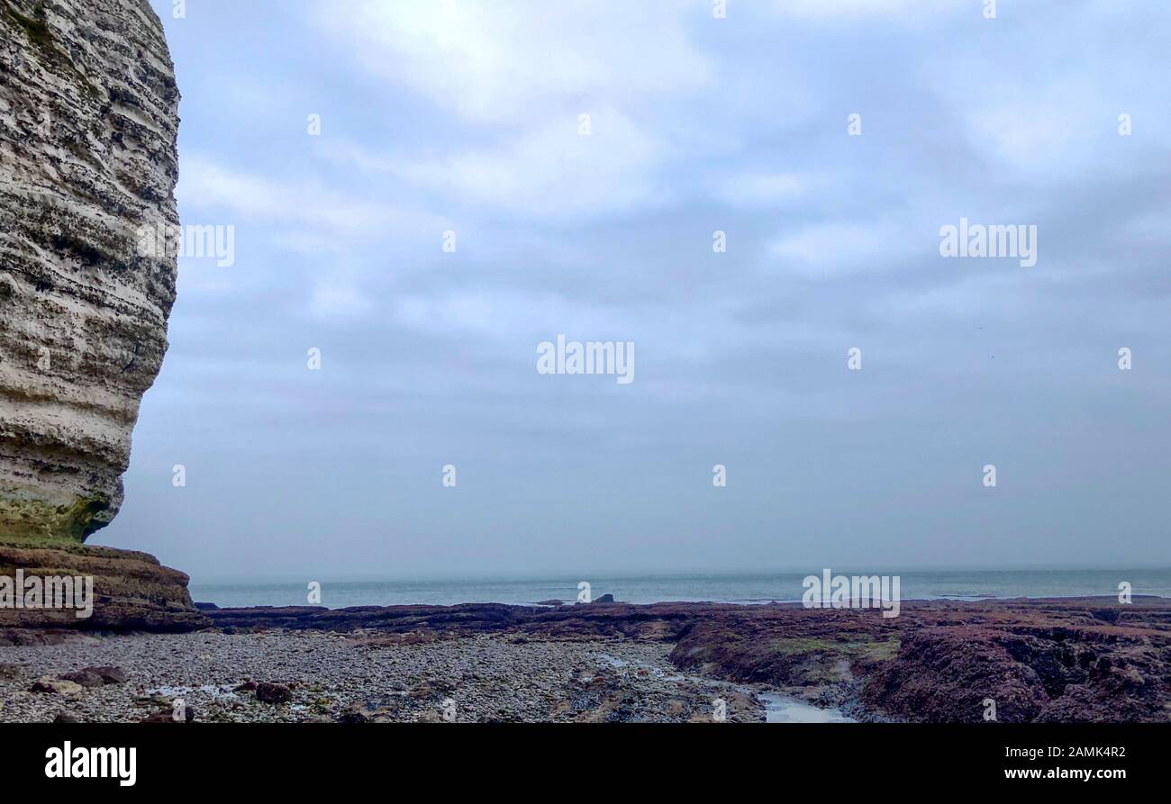 White cliffs on normandy coast hi-res stock photography and images - Alamy