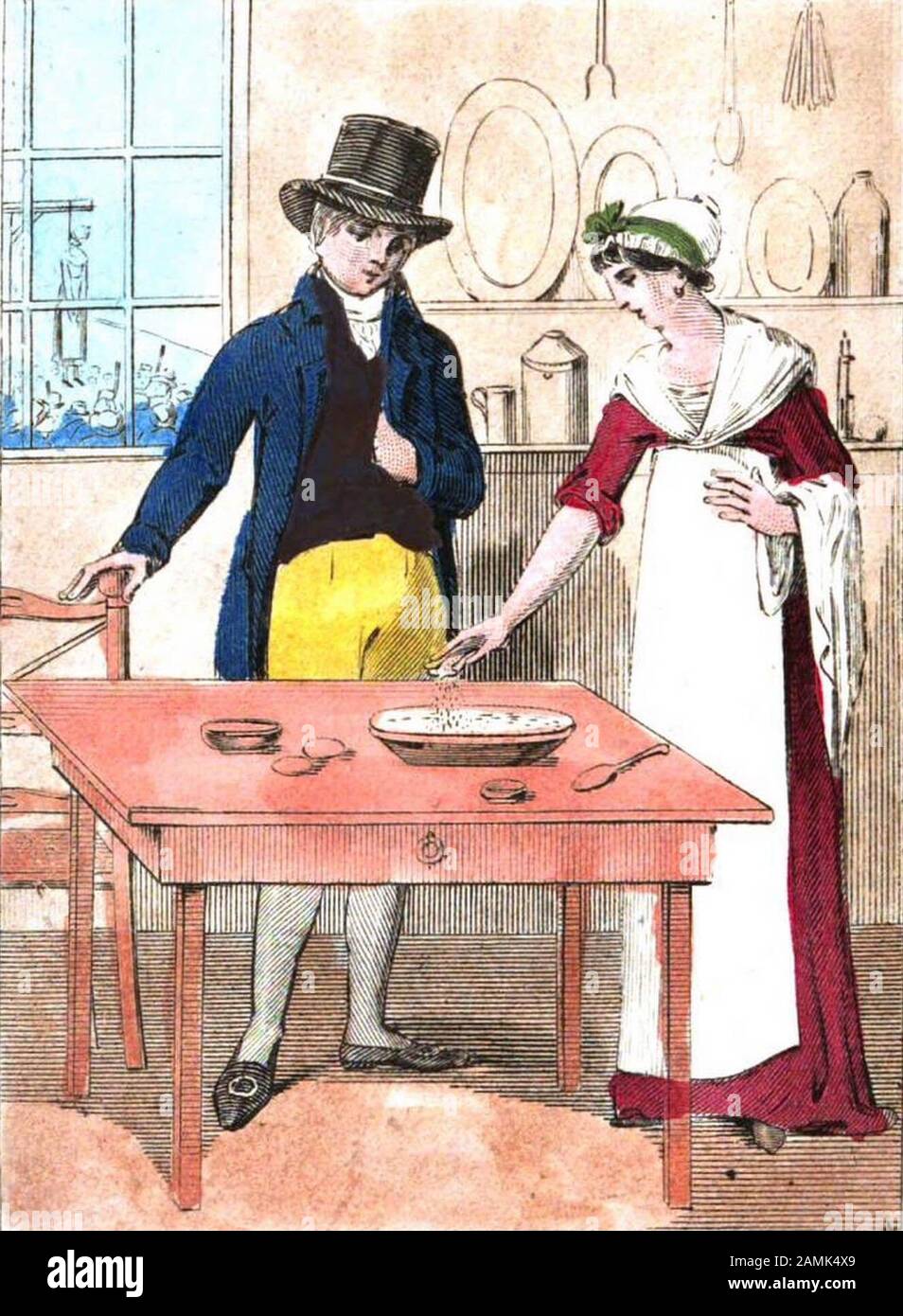 Mrs Bateman mixes the Poison Stock Photo - Alamy