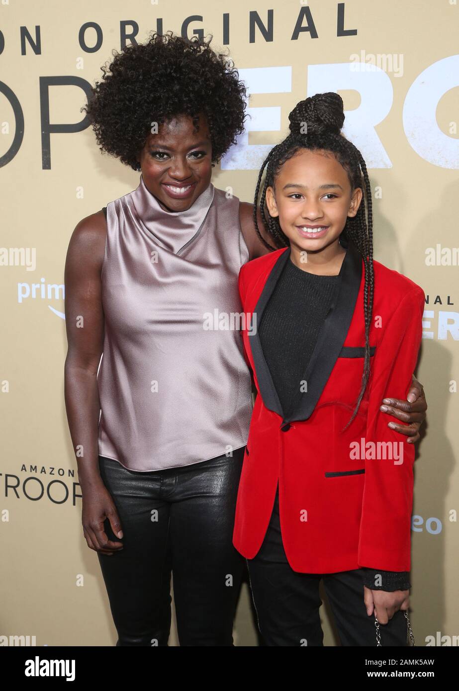 Los Angeles, Ca. 13th Jan, 2020. Viola Davis, Genesis Tennon, at the Premiere Of Amazon Studios ...