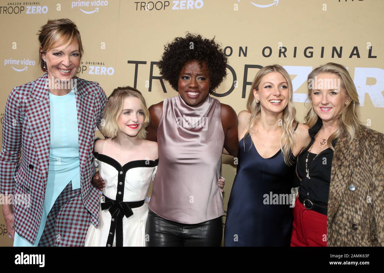Los Angeles, Ca. 13th Jan, 2020. Allison Janney, McKenna Grace, Viola Davis, Lucy Alibar ...