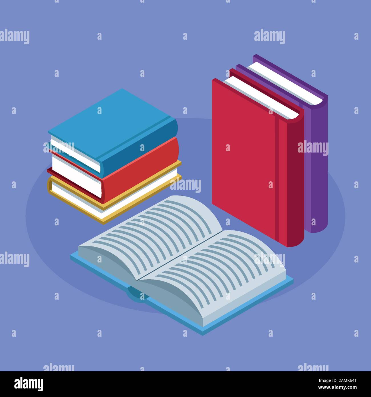 library text books education icons Stock Vector Image & Art - Alamy