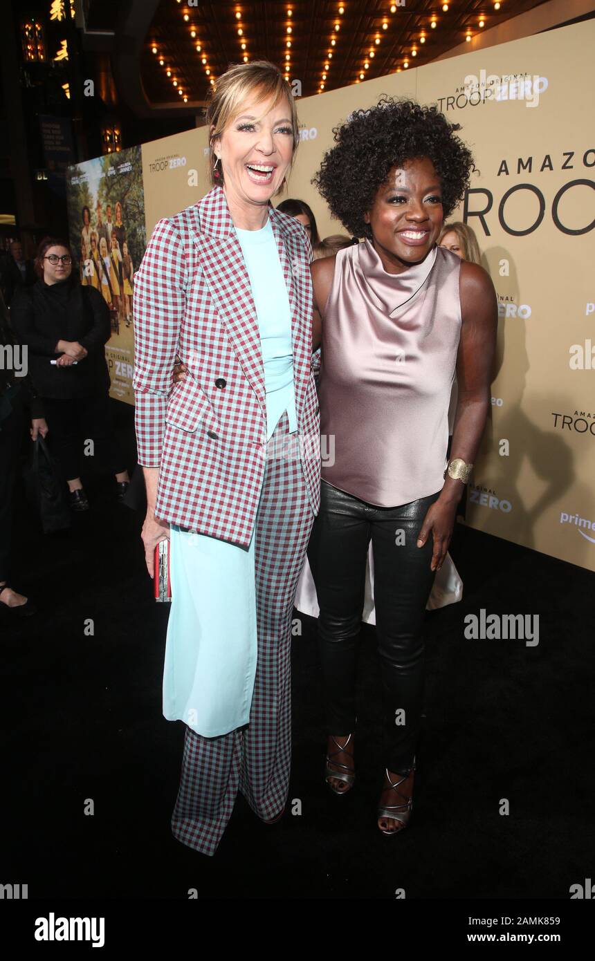 Los Angeles, California, USA. 13th Jan, 2020. Allison Janney, Viola Davis. the Premiere Of ...