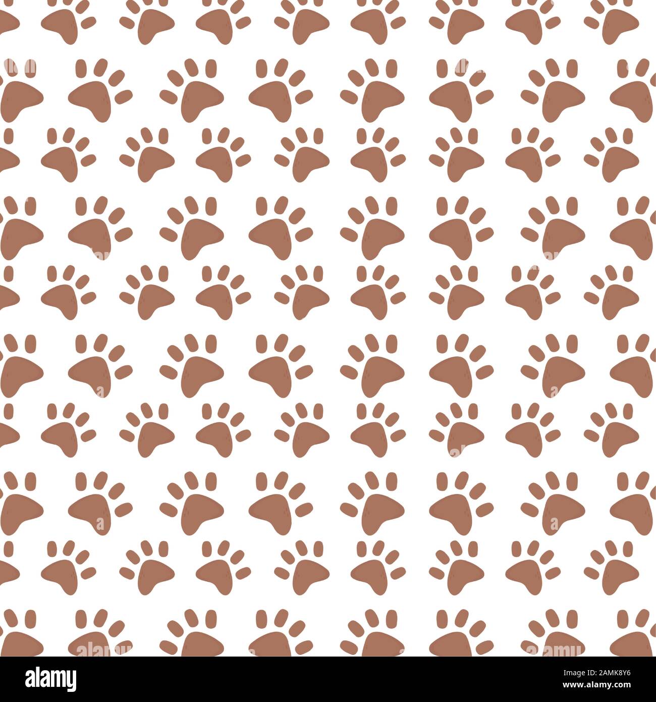 background paw animal decoration pattern vector illustration Stock ...