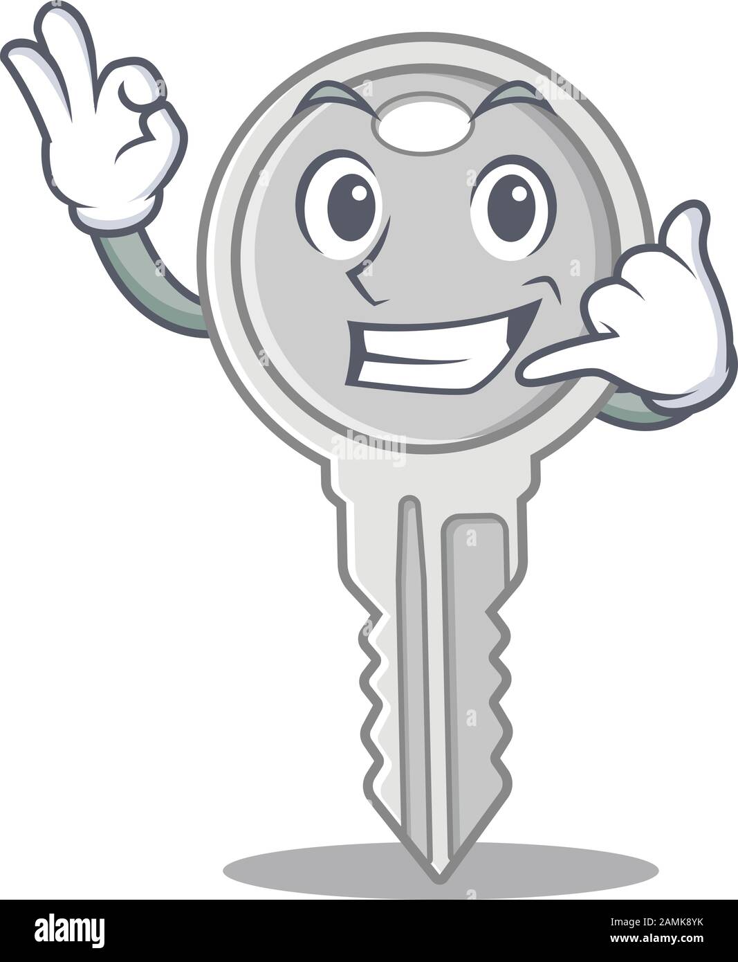 Call me funny key mascot picture style Stock Vector Image & Art - Alamy