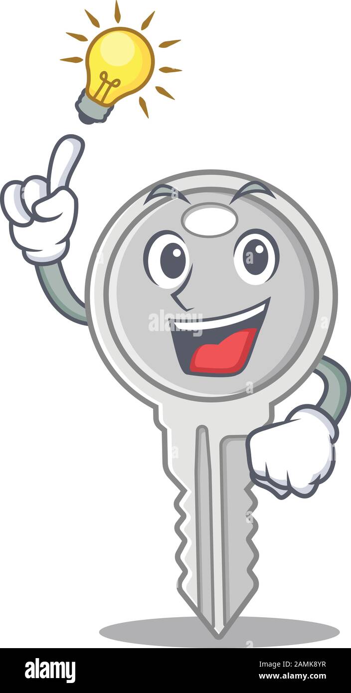 Have an idea gesture of key cartoon character design Stock Vector Image ...