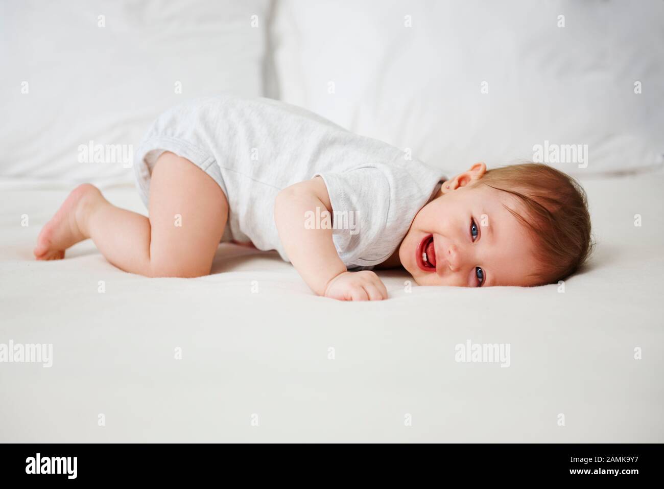 Girl having fun in pajamas hi-res stock photography and images - Alamy