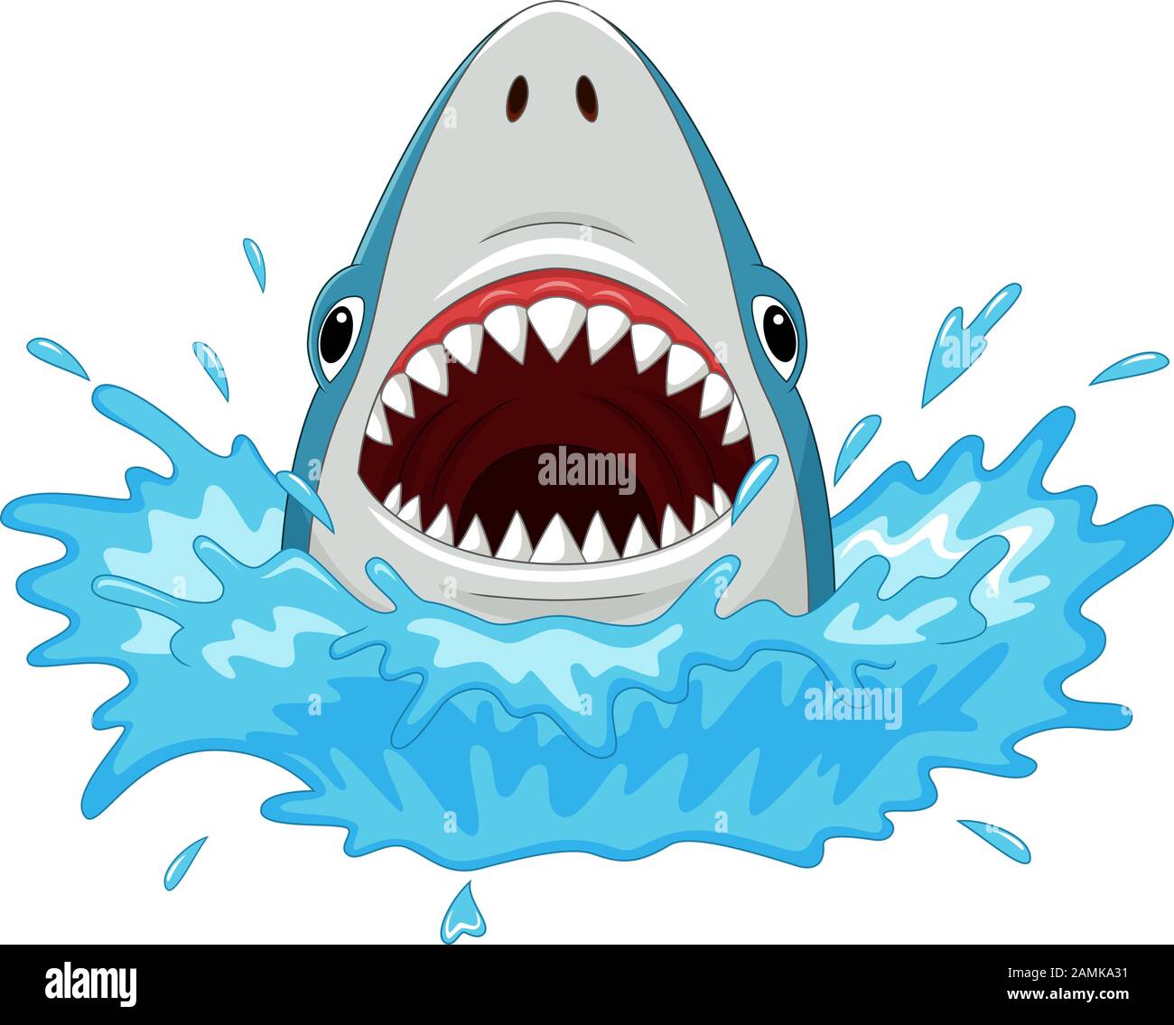 Shark Mouth Open Clip Art