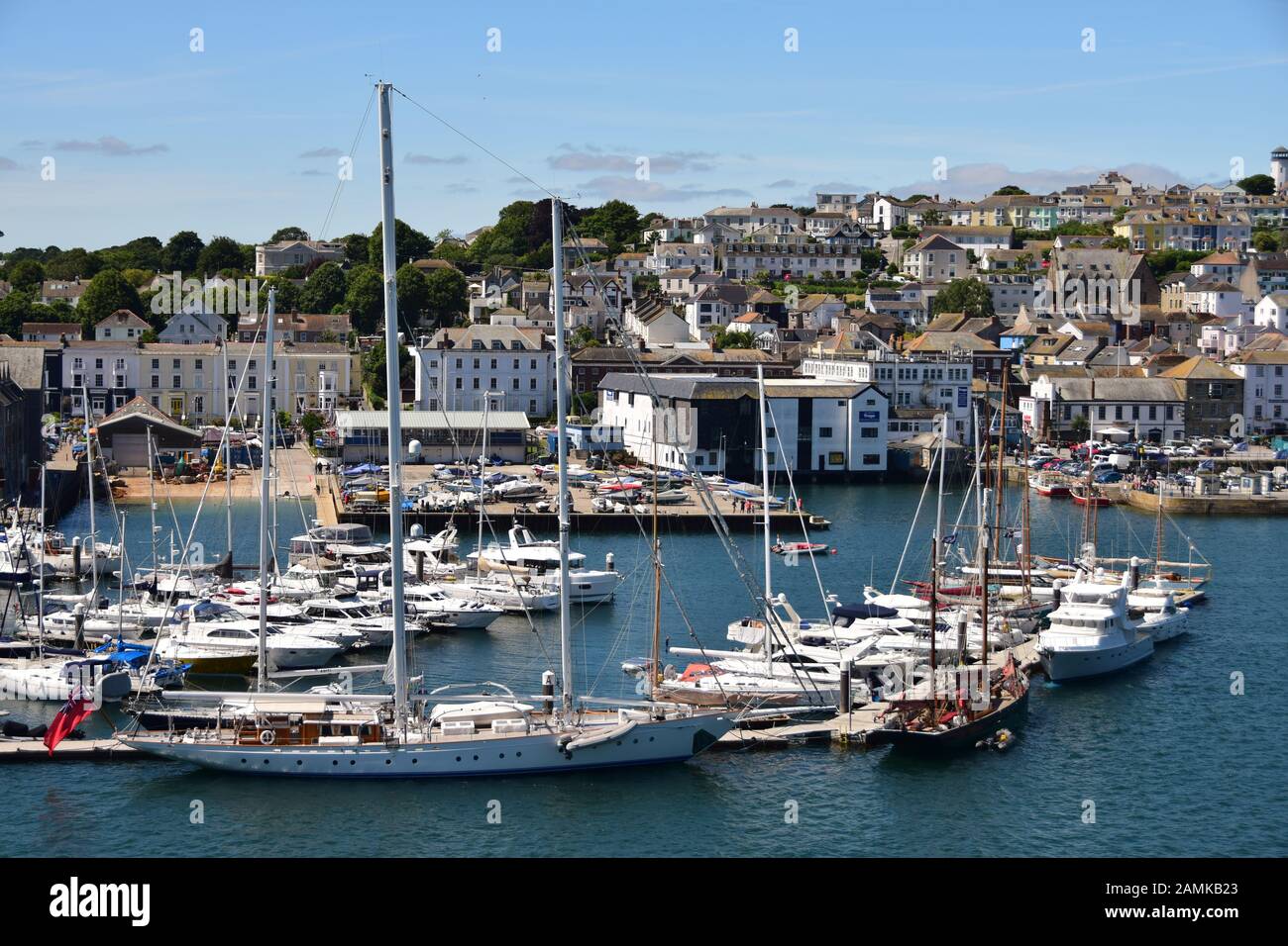 Falmouth Harbour, Cornwall, England, UK Stock Photo - Alamy