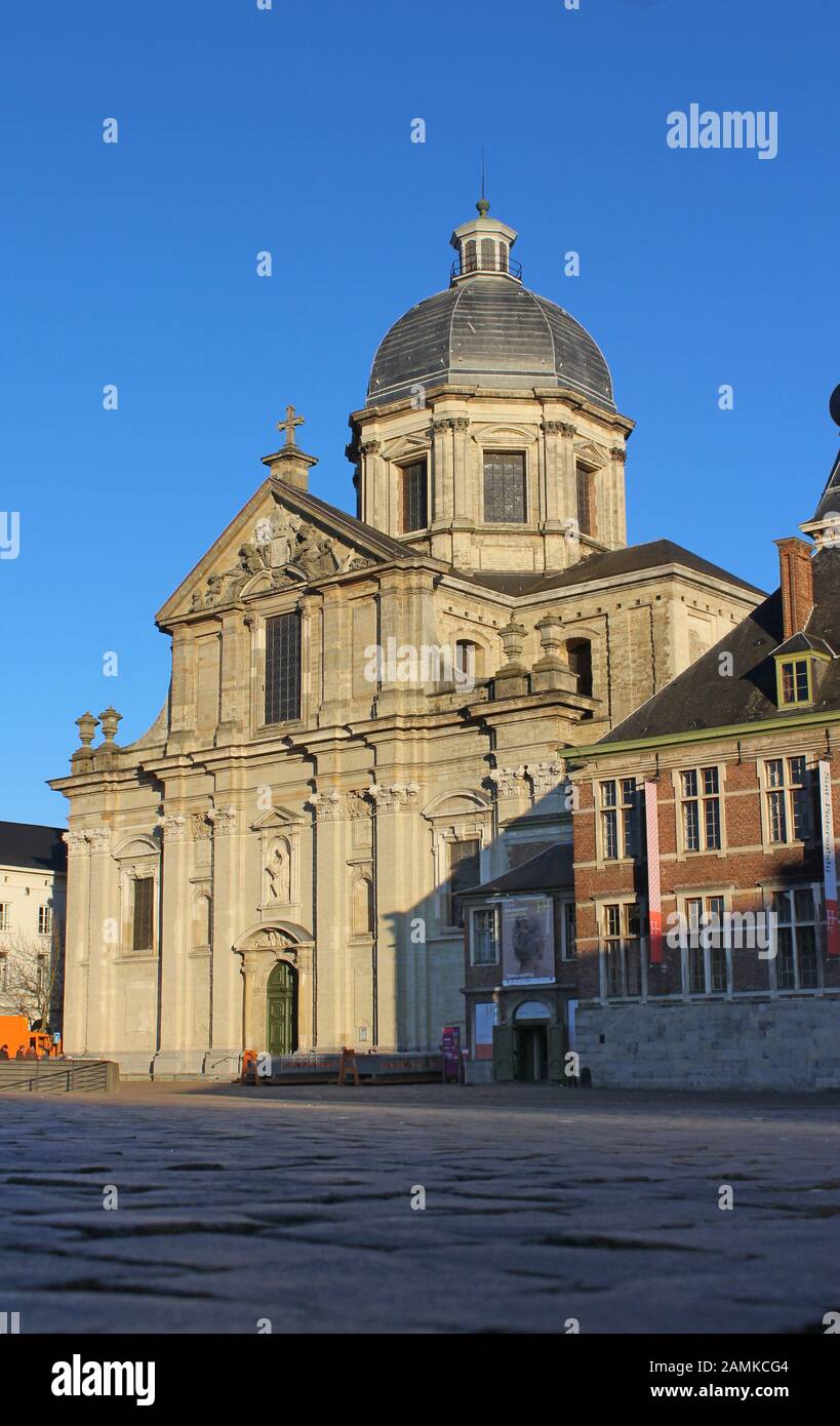 GHENT, BELGIUM, 30 DECEMBER 2019: Our Lady of St Peters church, St ...