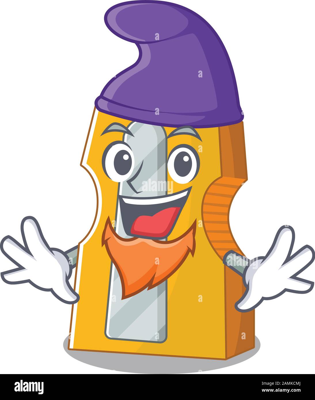 Funny pencil sharpener cartoon mascot performed as an Elf Stock Vector ...