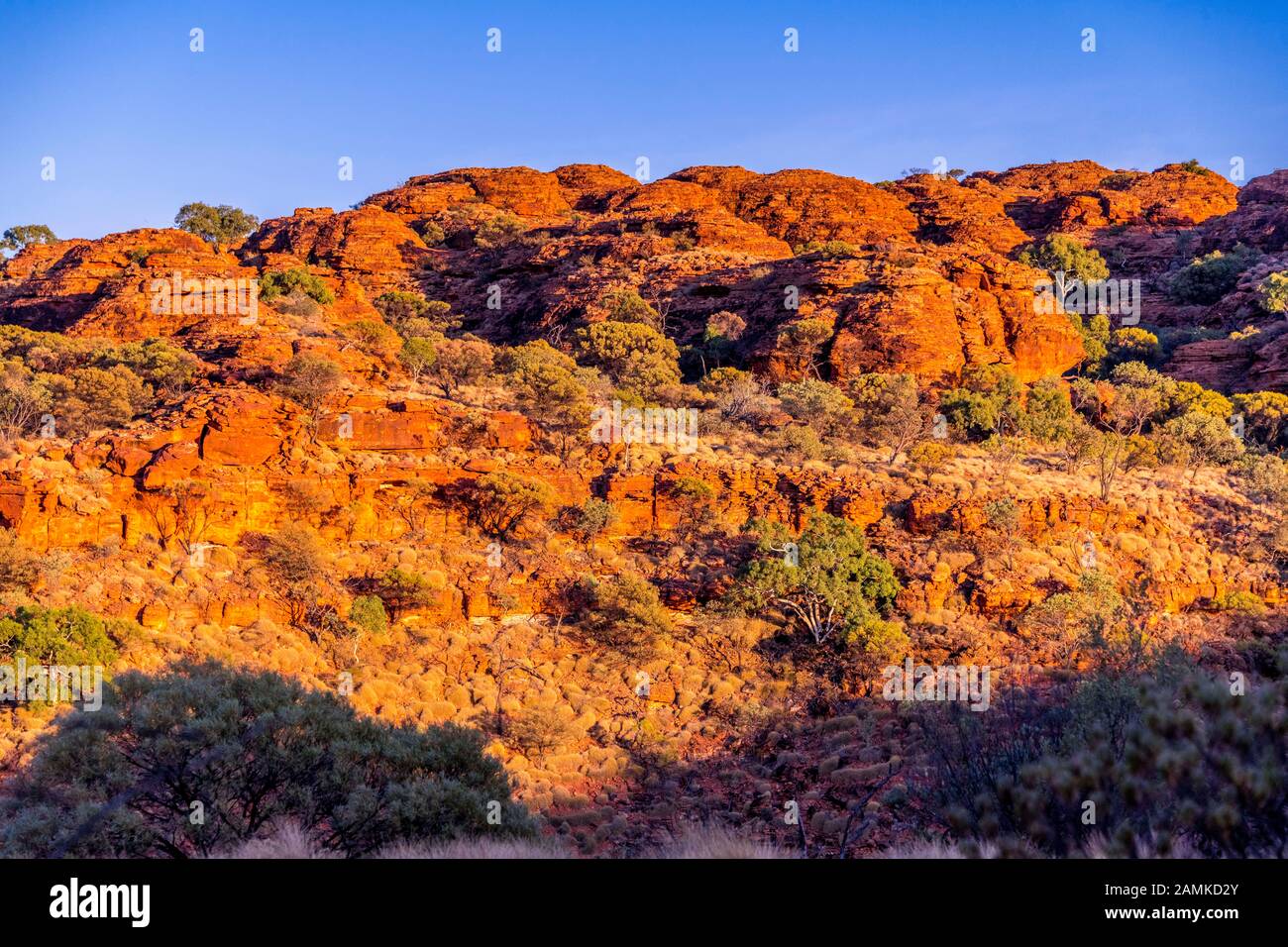 Scenery along the Kings Canyon Rim Walk in the Northern Territory in ...
