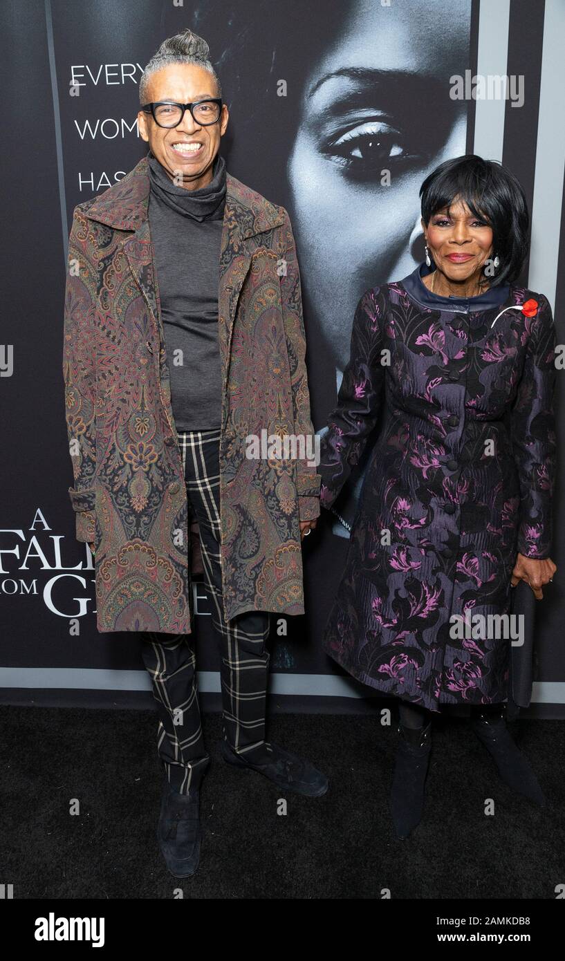 Michael B and Cicely Tyson attend premiere of Netflix A Fall From Grace ...