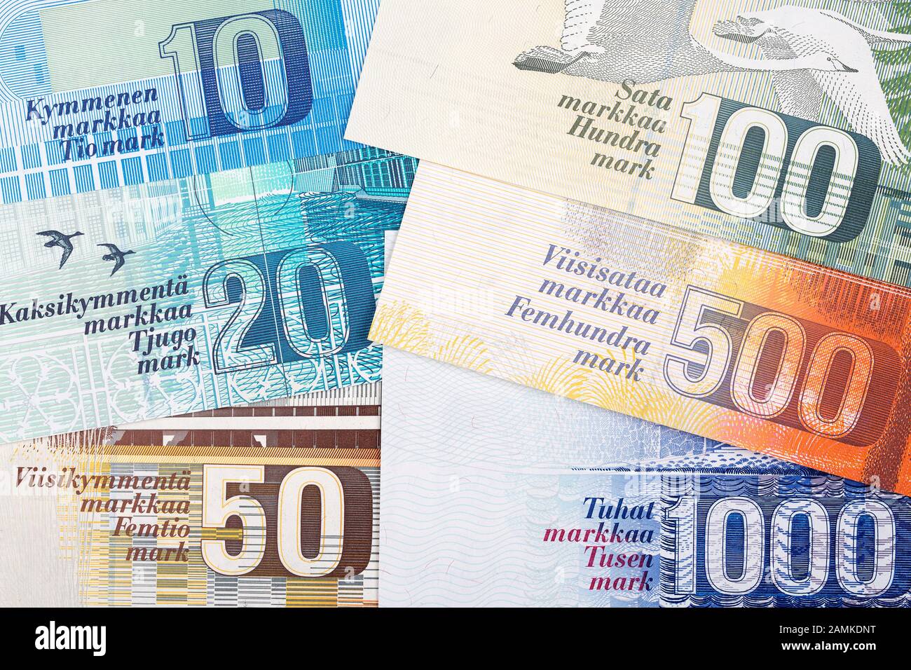 Finnish money a business background Stock Photo - Alamy