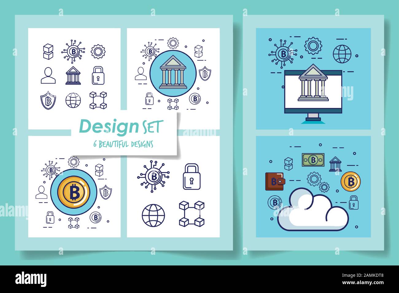 Wealth graphic designs Stock Vector Images - Alamy