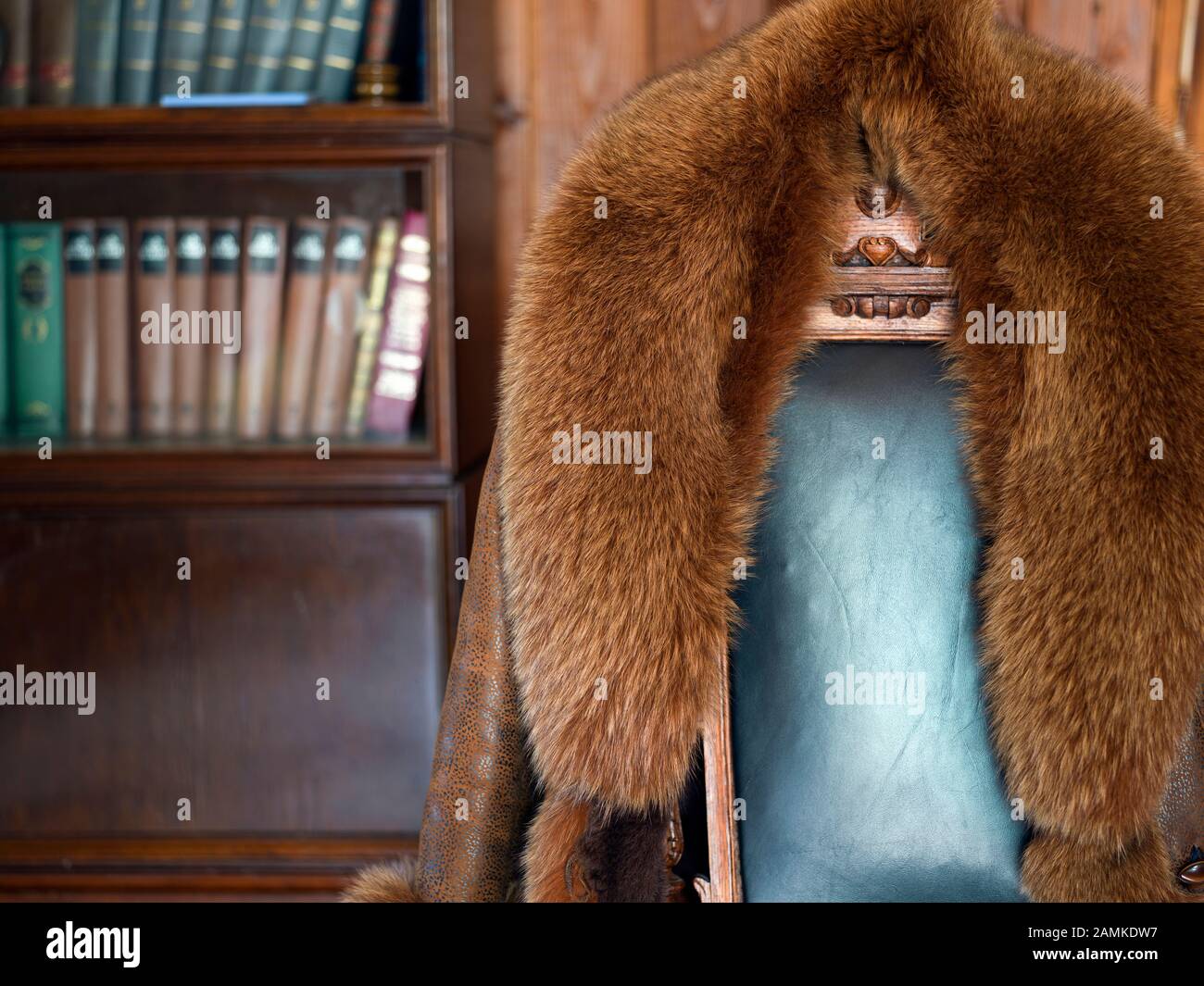 Hanging up fur coat hi-res stock photography and images - Alamy