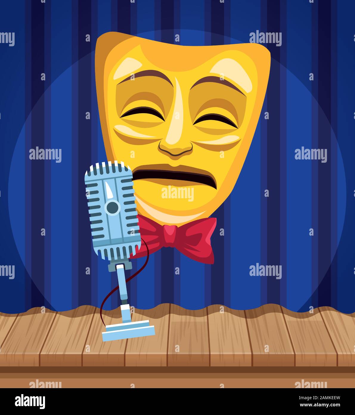 Comedy club audience Stock Vector Images - Alamy