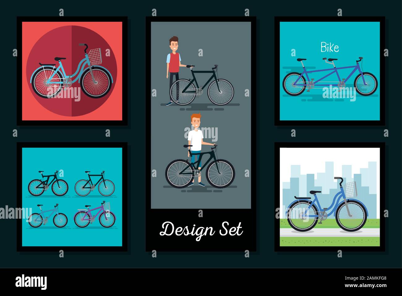 Road racing bikes Stock Vector Images - Alamy