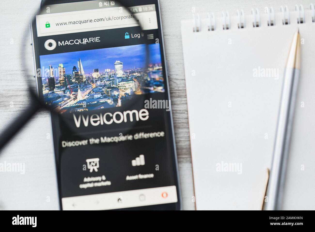 Macquarie logo hi-res stock photography and images - Alamy