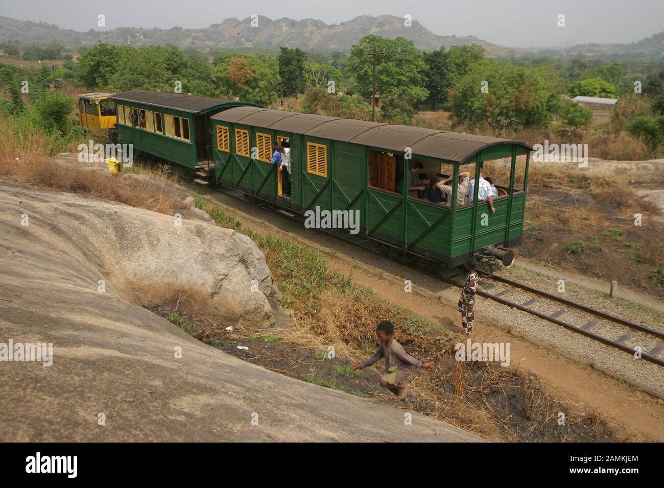 BENIN' S TRAIN JOURNEY BACK IN TIME Stock Photo - Alamy