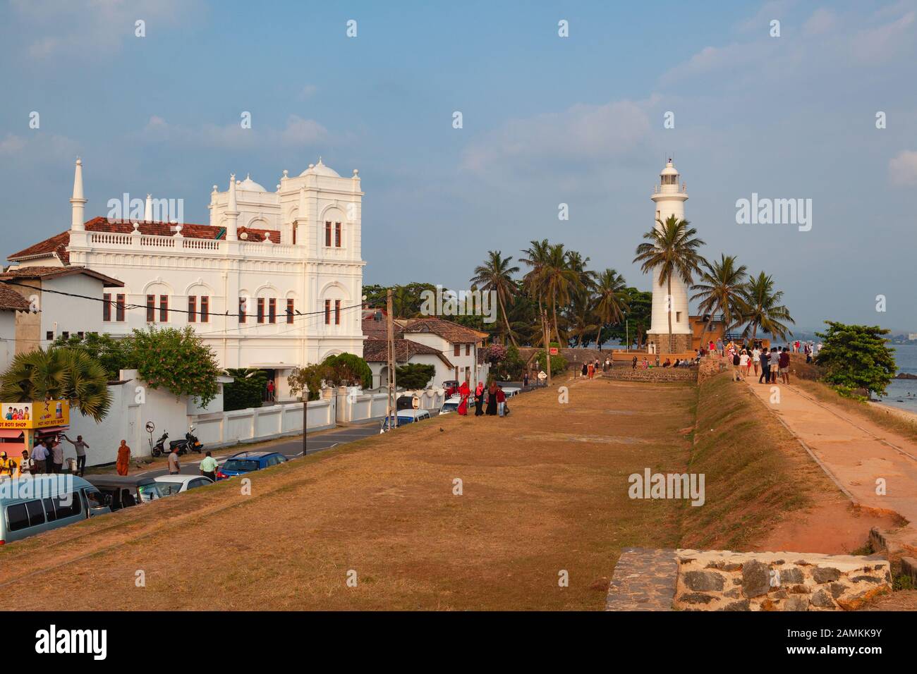 Galle, Sri Lanka - January 29,2019: Galle Lighthouse, also known as ...