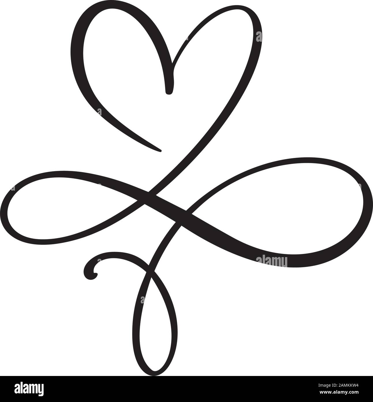 Infinity Symbol With Heart Colorful