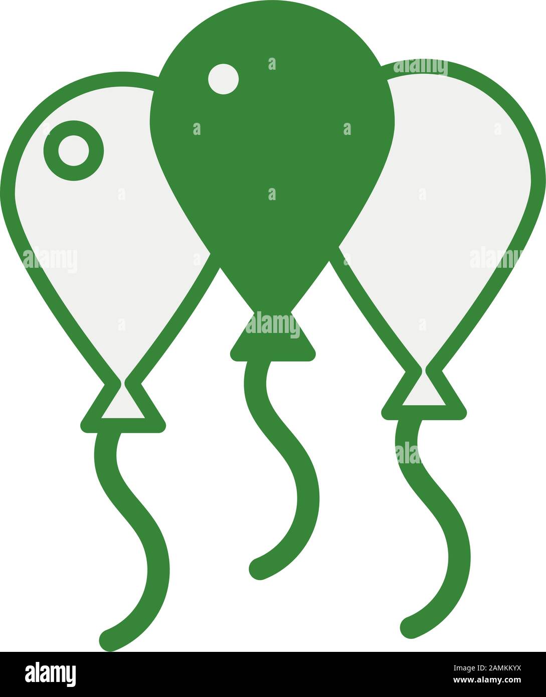 Balloons Helium Floating Isolated Icon Stock Vector Image And Art Alamy