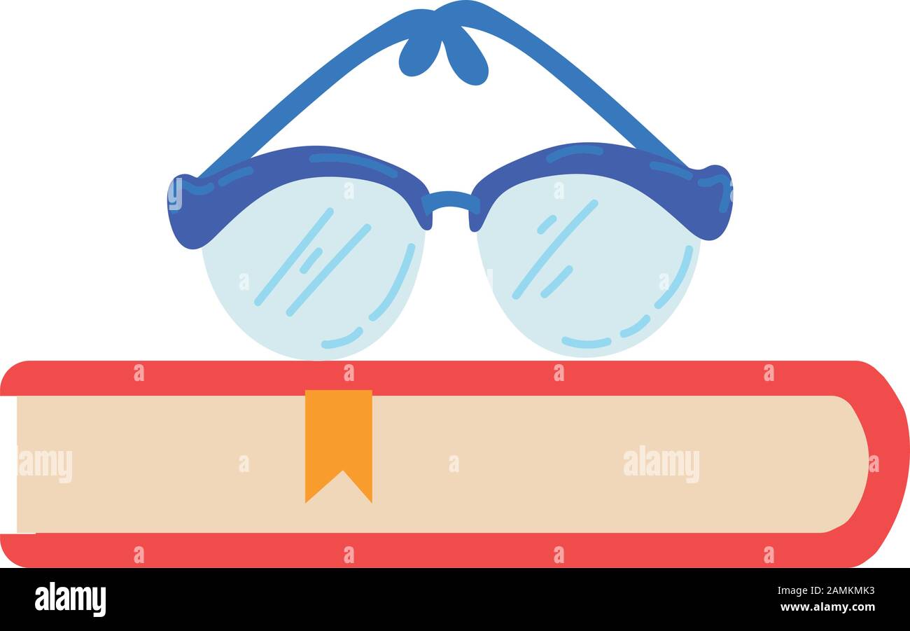 Study eyeglasses Stock Vector Images - Alamy
