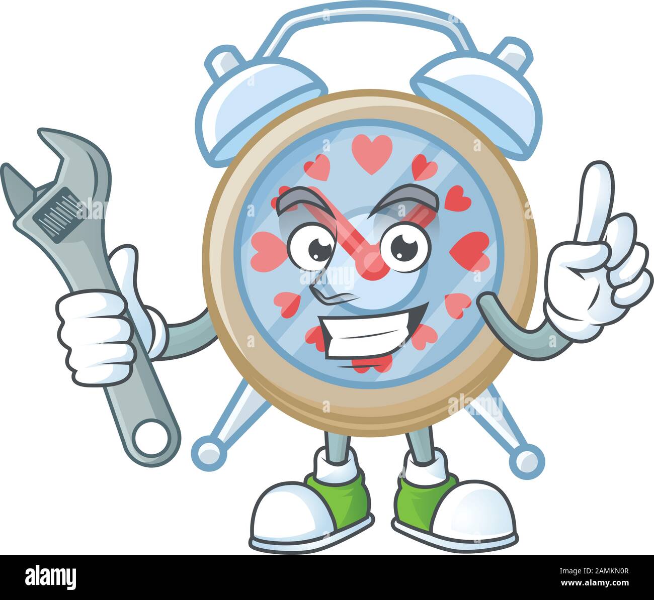 Smart clock repair Stock Vector Images - Alamy