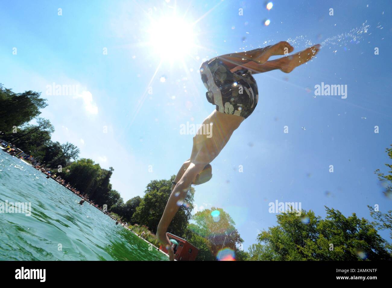 Pool somersault hi-res stock photography and images - Alamy