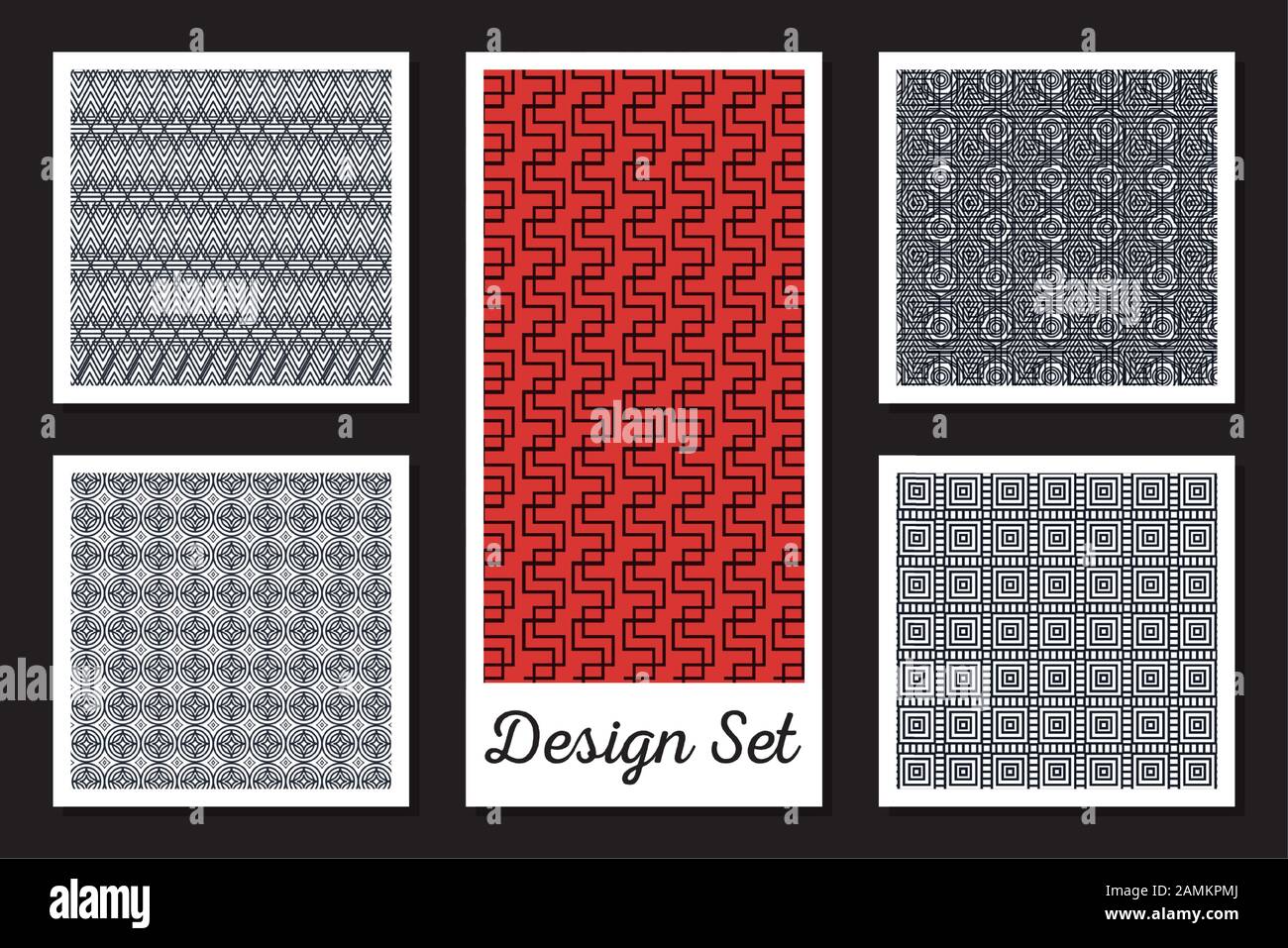 designs set of patterns geometric Stock Vector Image & Art - Alamy