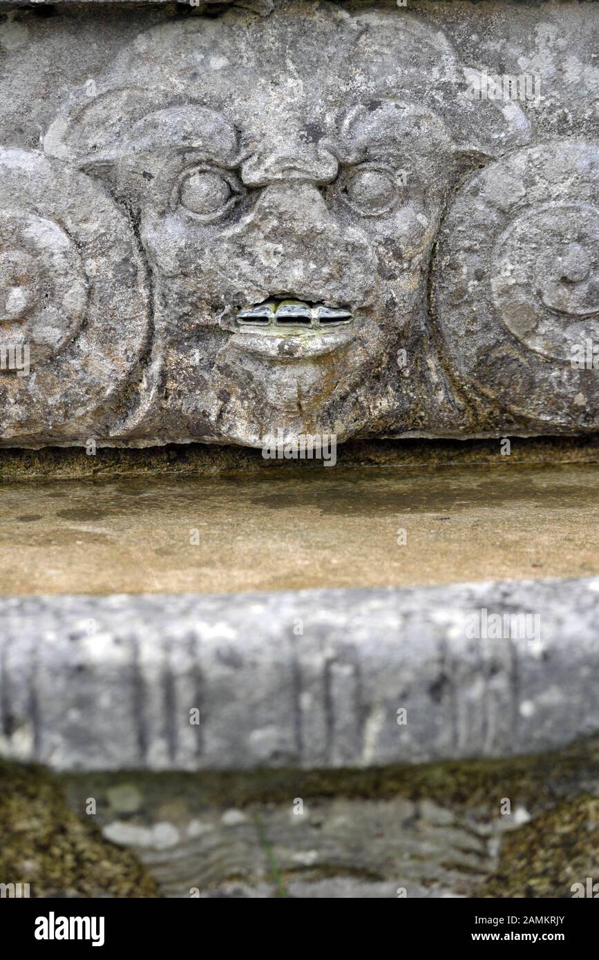 Gargoyle at the Munich East Cemetery. [automated translation] Stock ...