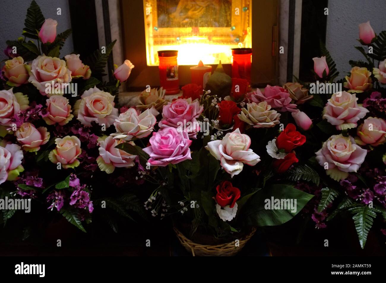 Altar of mary in naples hi-res stock photography and images - Alamy