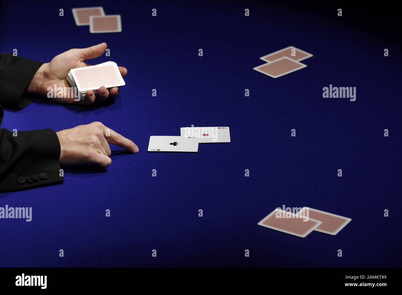 Alexander Krist at the Table Magic Theater in the magic theater 'Krist ...