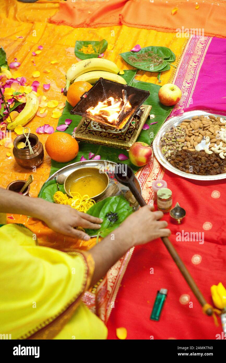 Fire Altar India High Resolution Stock Photography and Images - Alamy