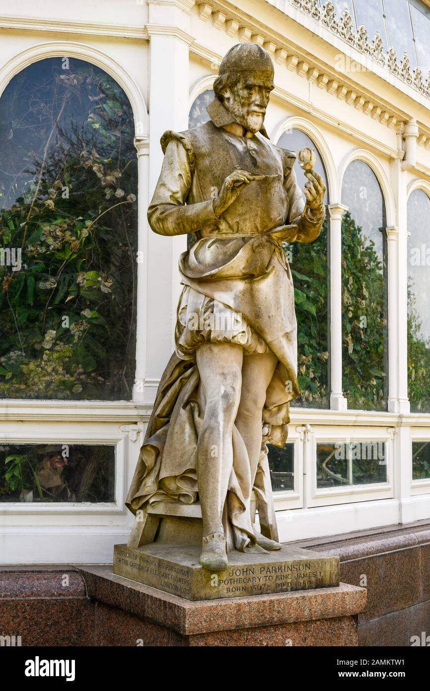 Statue of John Parkinson by the French sculptor Léon-Joseph Chavalliaud ...