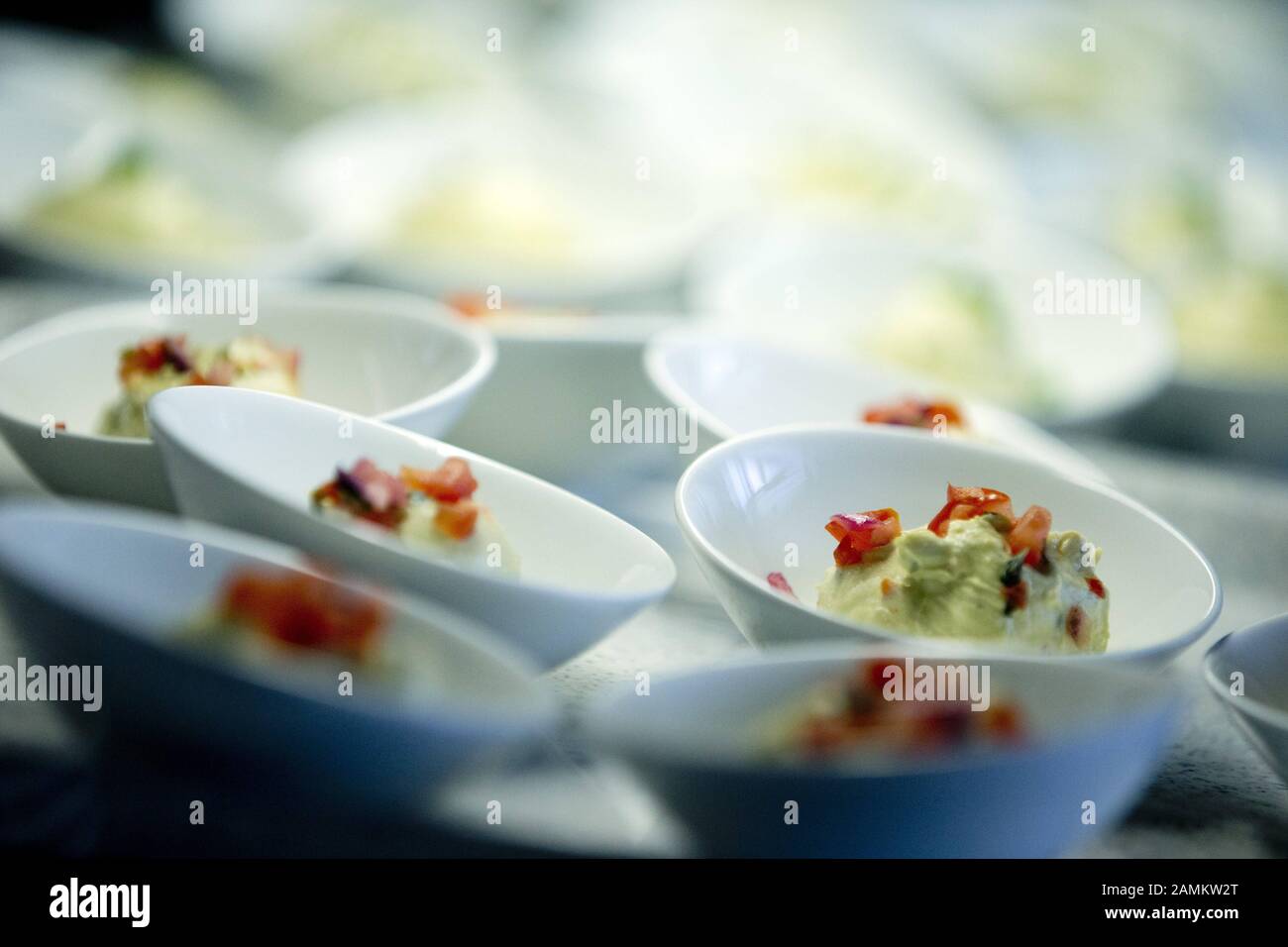 Amuse geule in the display case of the restaurant "Fürstenfelder" next ...