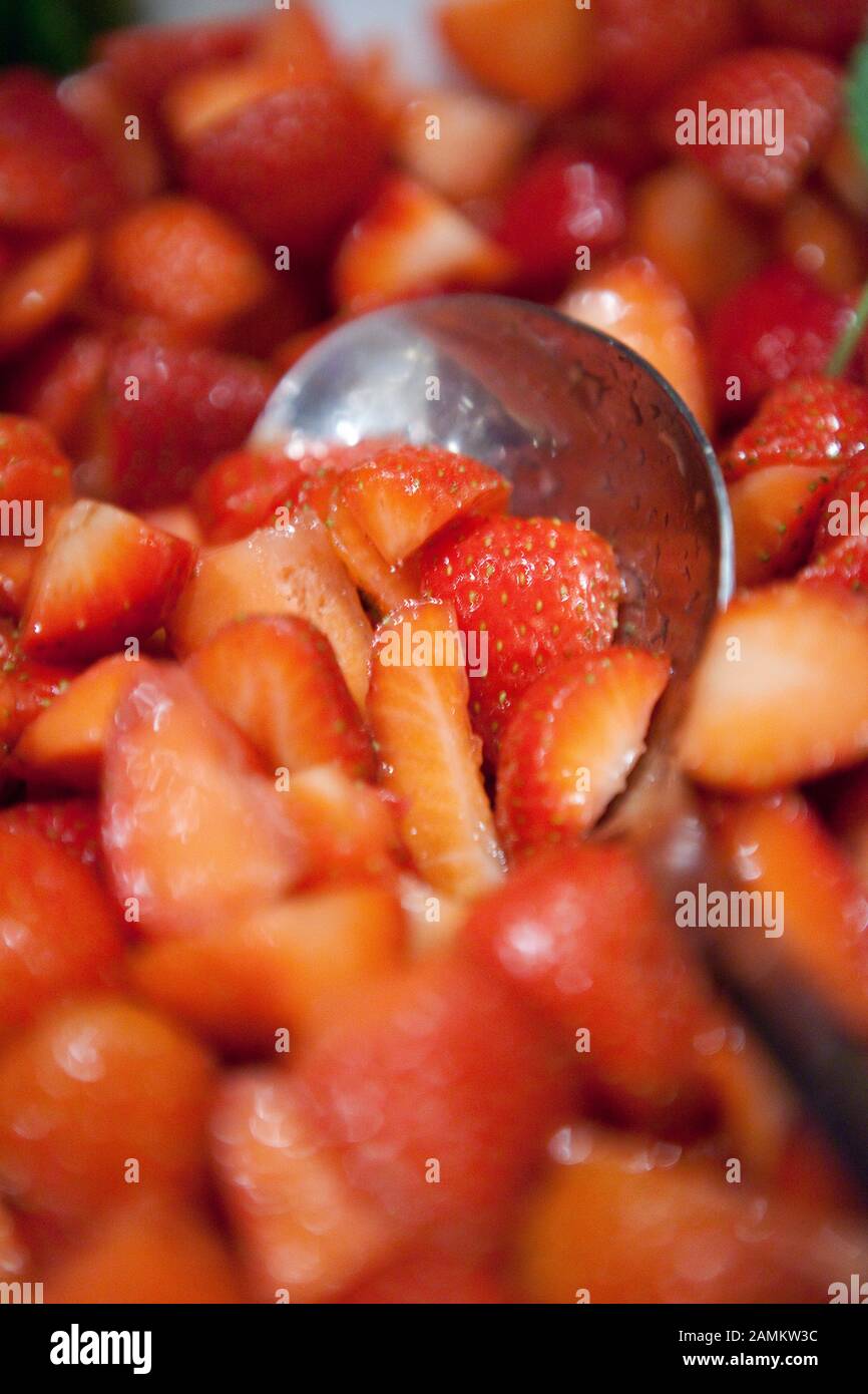 Strawberries at the buffet at the Herbert-Riehl-Heyse Award Ceremony in ...