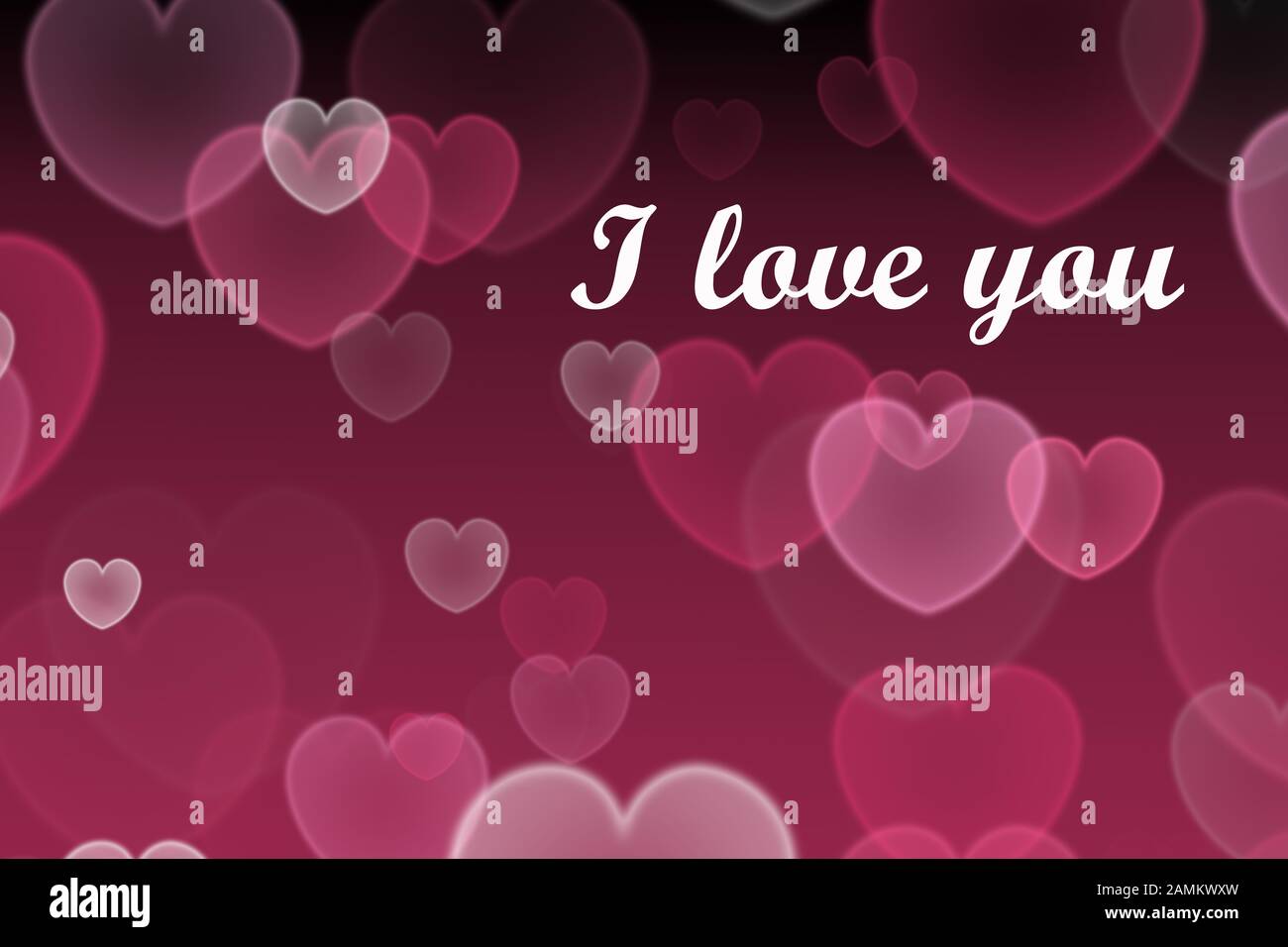 Valentine's Day Love Heart Stock Photo - Alamy