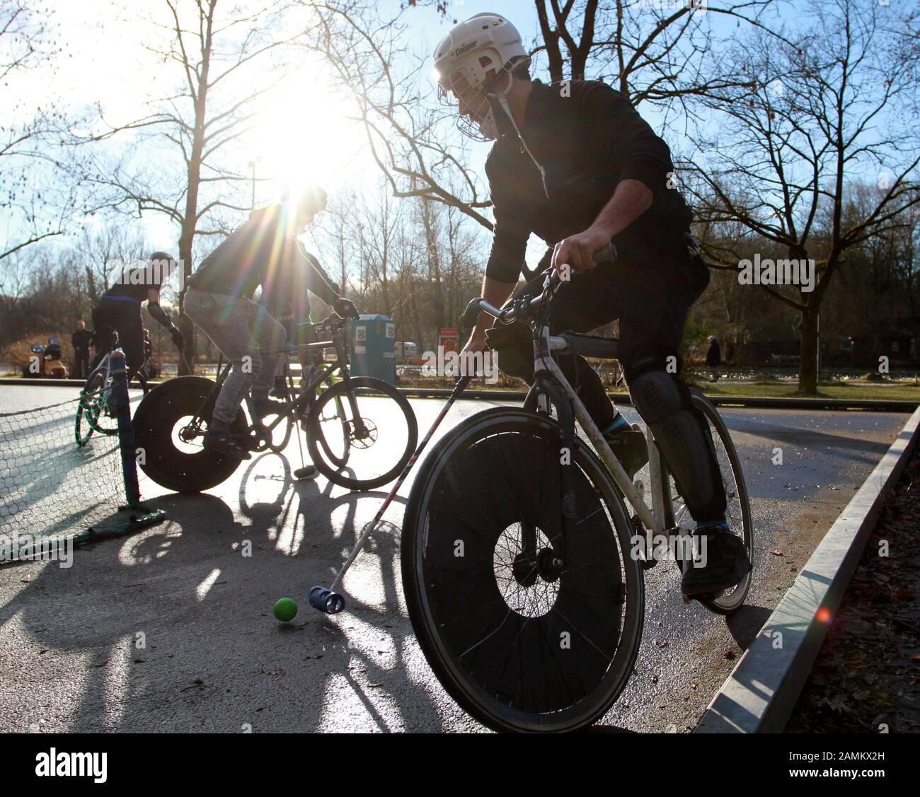 Bikepolo player hi-res stock photography and images - Alamy