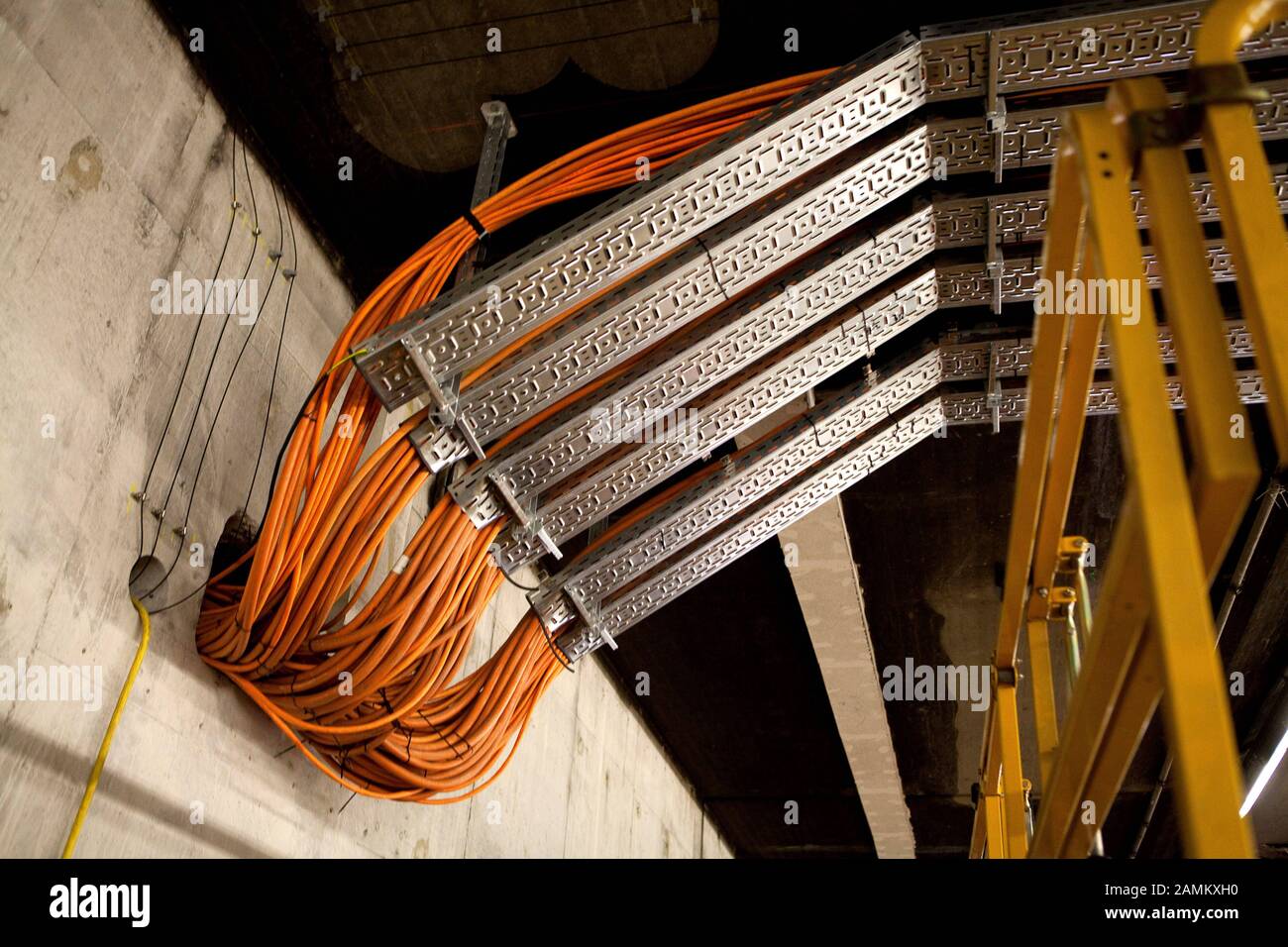 Cabling routes hi-res stock photography and images - Alamy