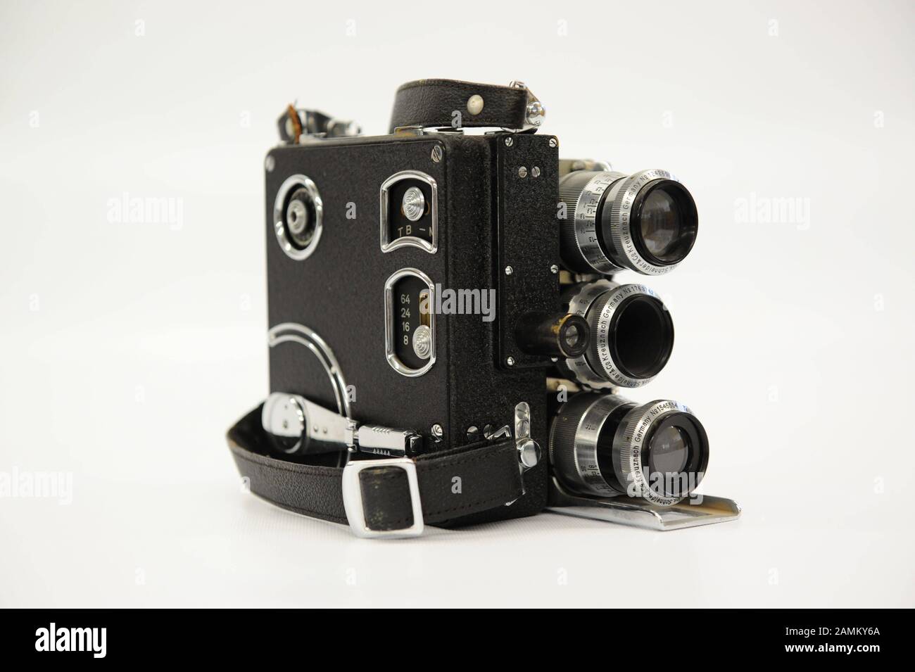 Siemens D 84 182 cinema camera from 1935, located in the archives of ...