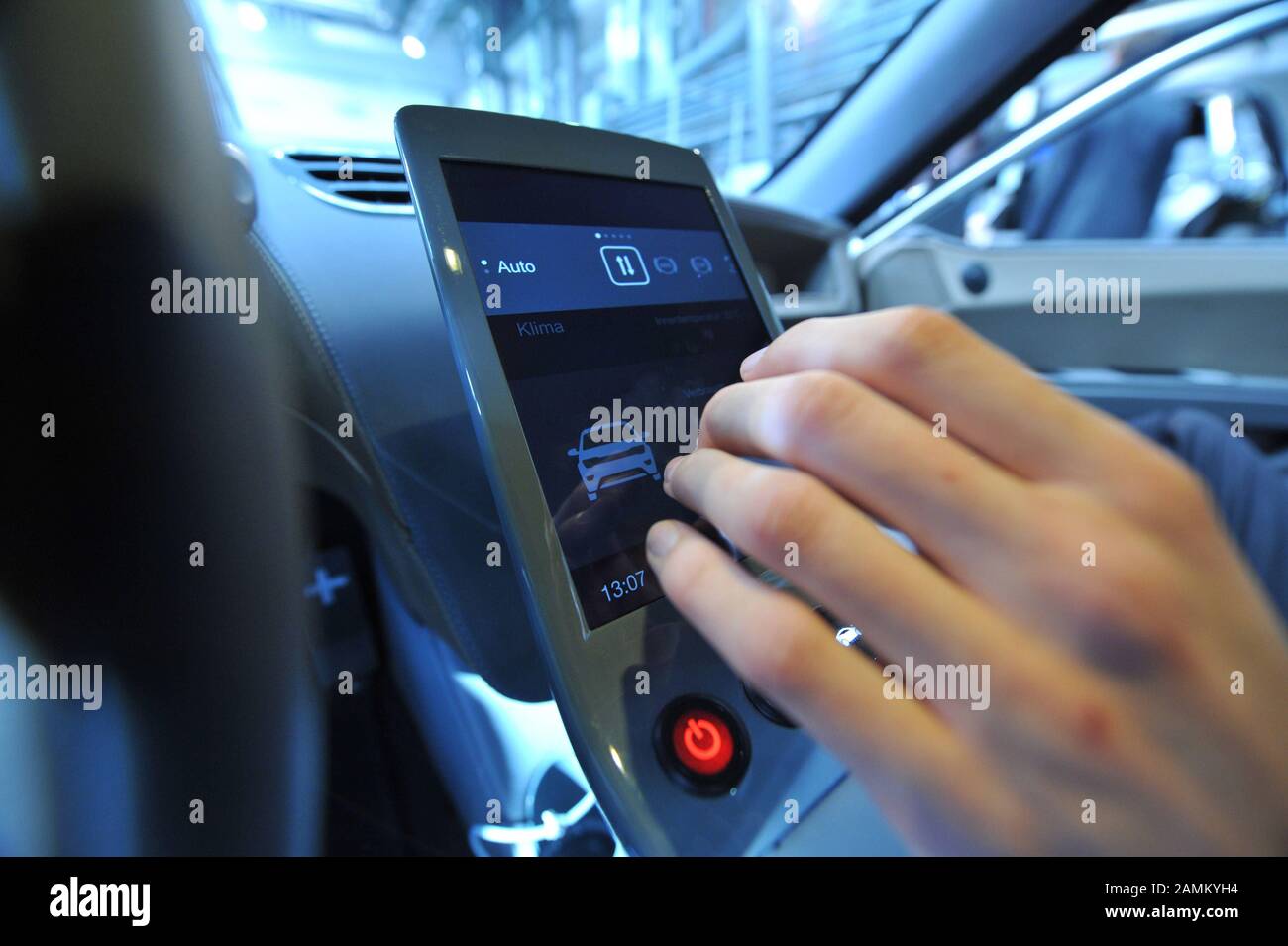 The TU Munich is presenting the Visio.M small electric car developed by ...