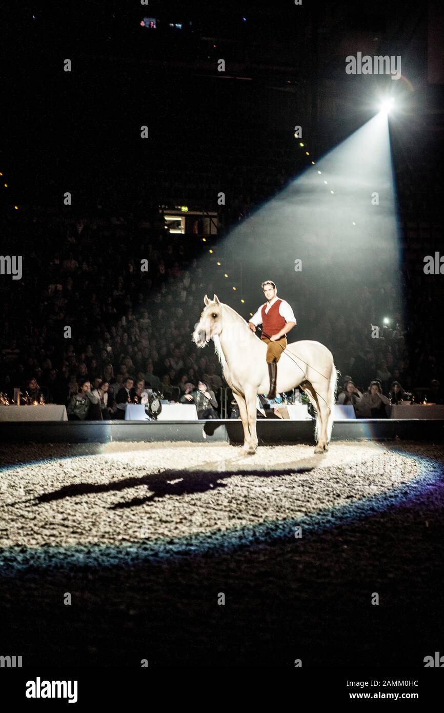 The horse show "Apassionata" with its program "The golden track" in the ...