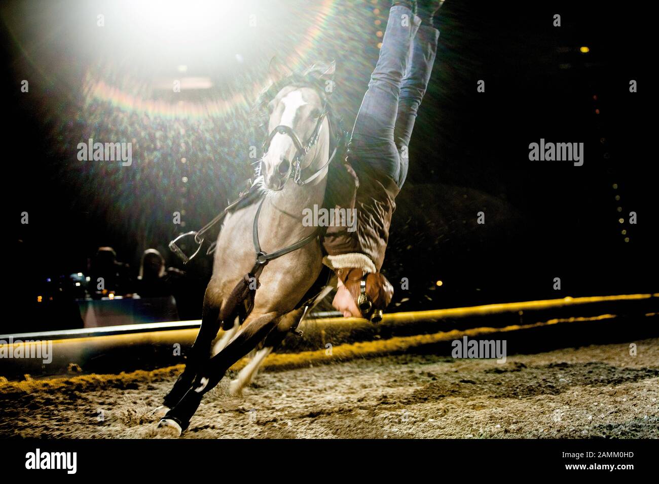 The horse show "Apassionata" with its program "The golden track" in the ...
