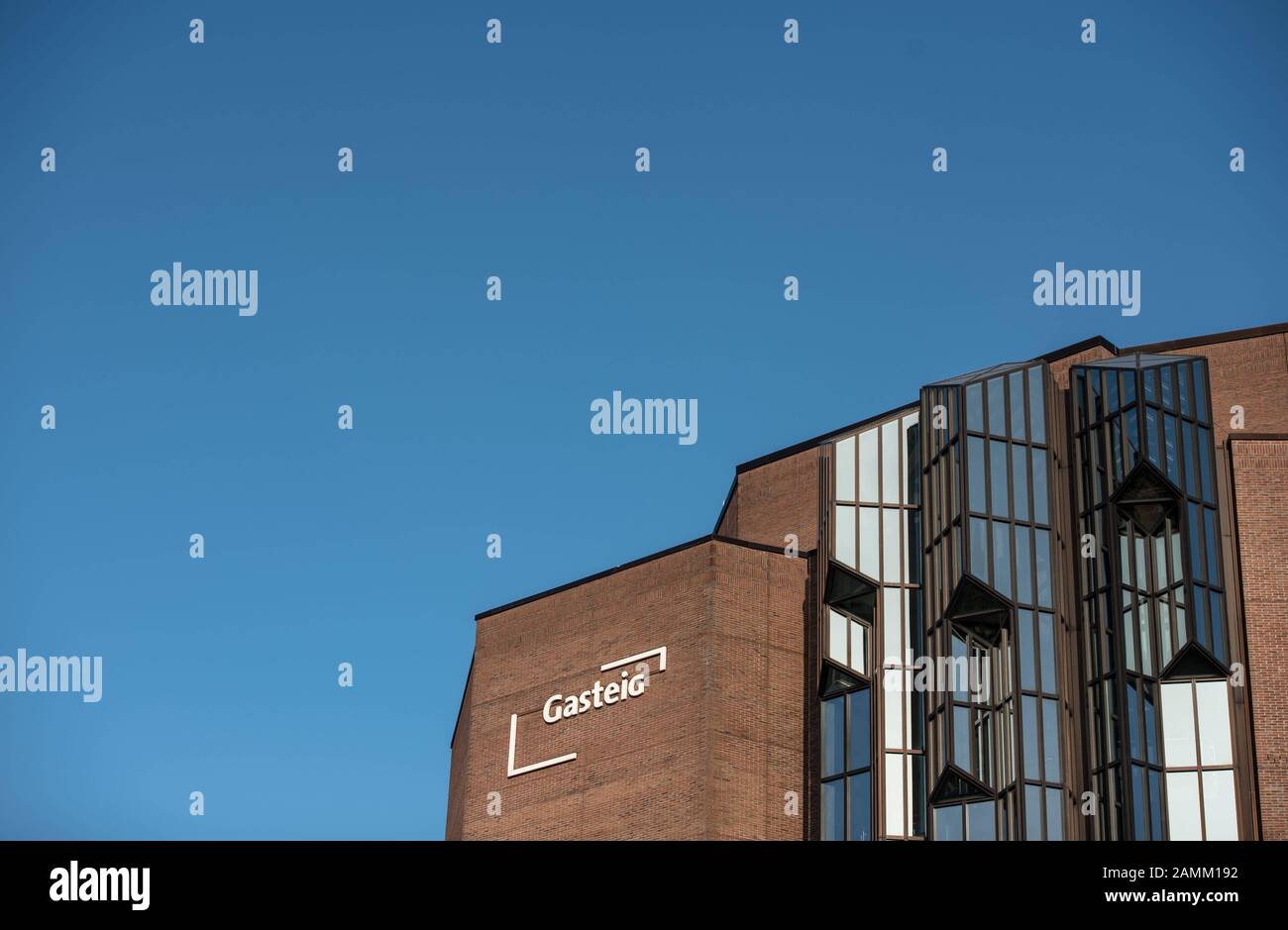 Exterior view of the Gasteig cultural centre in Munich. [automated ...